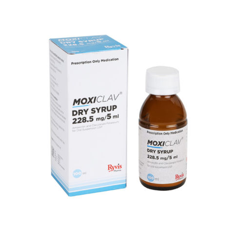 Moxiclav Dry Syrup 228.5 mg | Ryvis Pharma