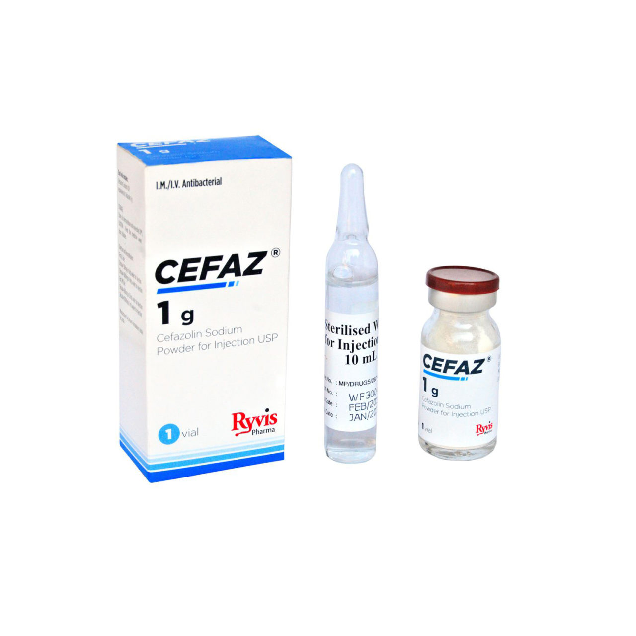 Cefaz 1 g | Ryvis Pharma