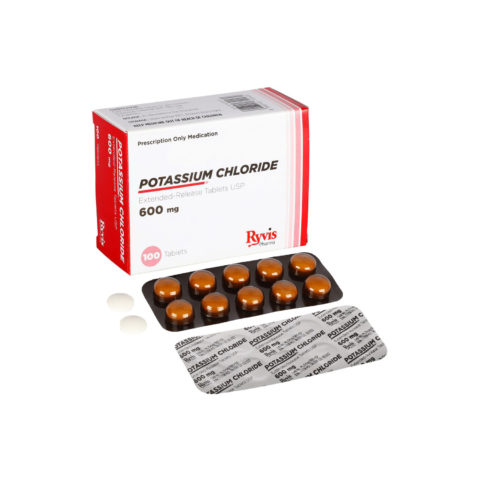 Potassium Chloride Extended-Release Tablets USP 600 mg | Ryvis Pharma