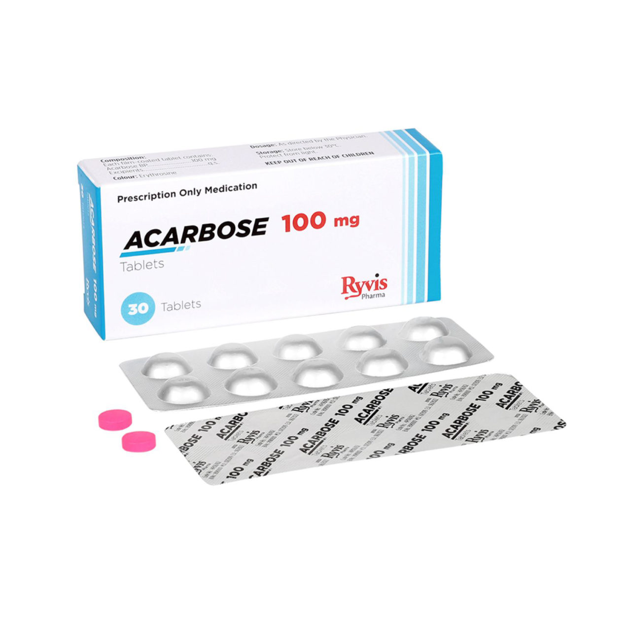 Acarbose Tablets USP 100 mg | Ryvis Pharma