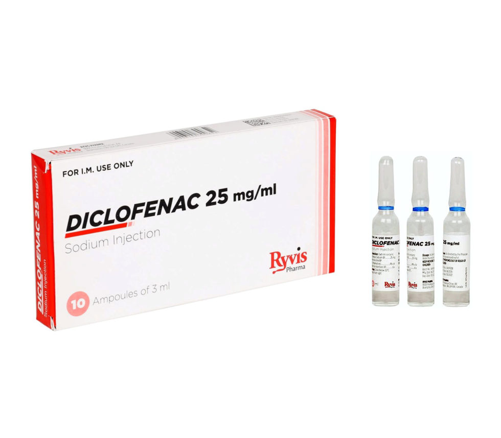 Diclofenac Sodium Injection 25 mg / ml | Ryvis Pharma