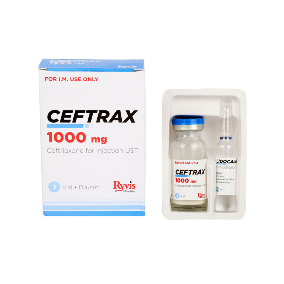 Ceftrax 1 g | Ryvis Pharma