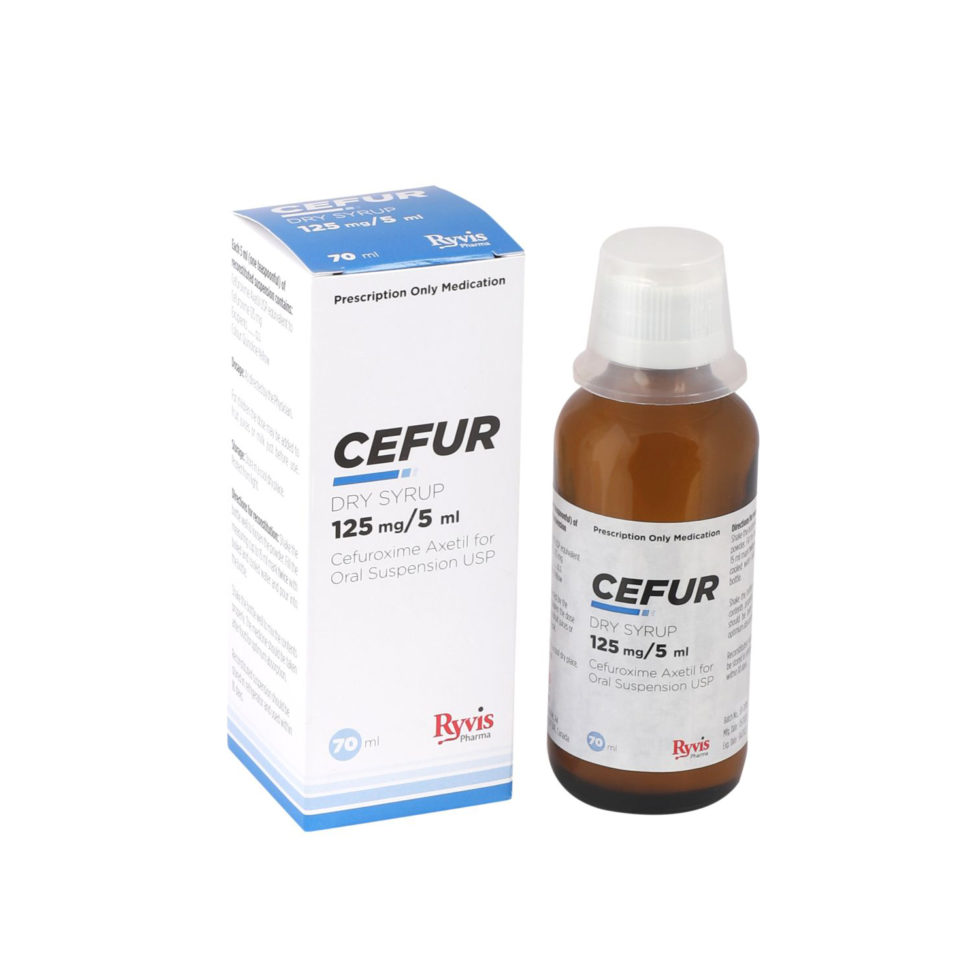 Ryvis Pharma - Cefur Dry Syrup 125 mg / 5ml