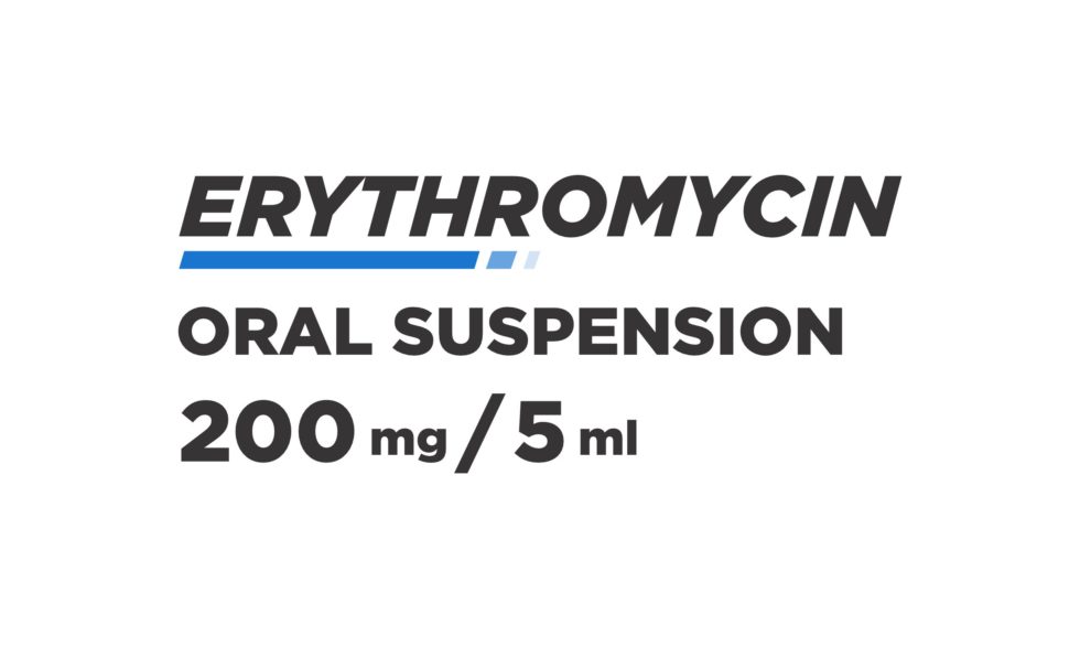 Erythromycin Ethyl Succinate for Oral Suspension USP 200 mg / 5 ml ...