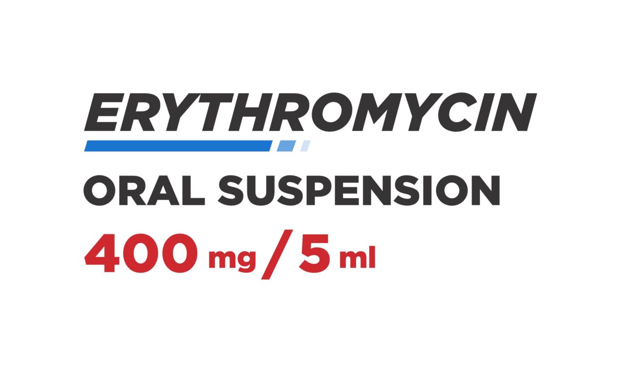 Erythromycin Ethyl Succinate for Oral Suspension USP 400 mg / 5 ml ...