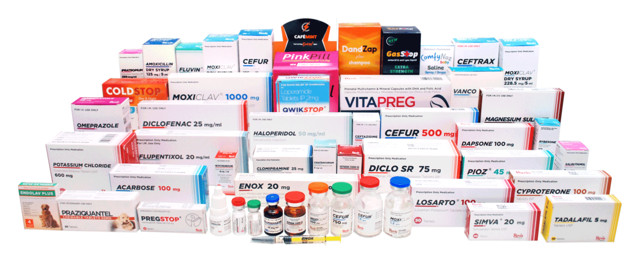 A-Z Product List | Ryvis Pharma